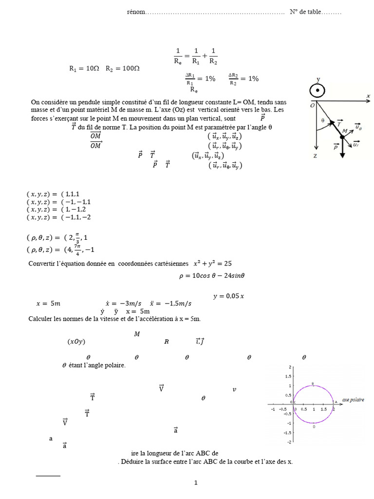DEVOIR 1 - 2020 2021 Corrigé | PDF
