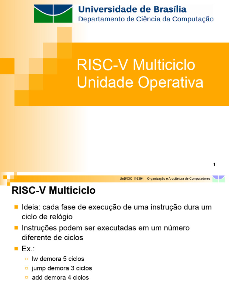 11 RISC Multiciclo PO | PDF