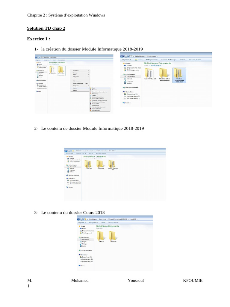 Solution TD Chap 2 | PDF