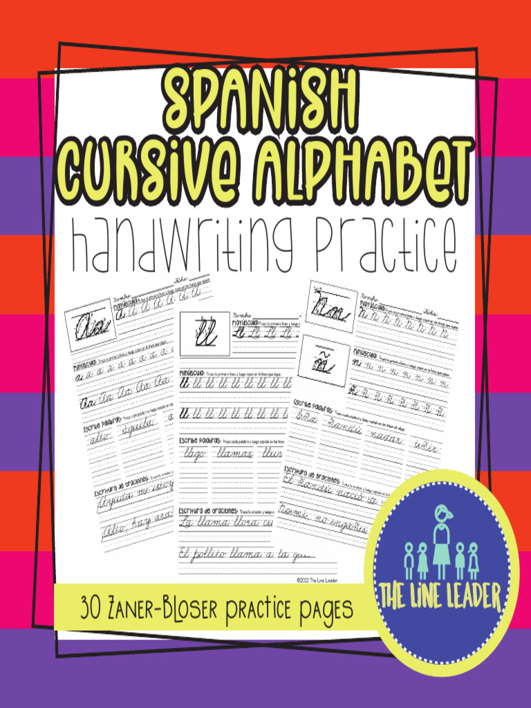Cursive Alphabet Spanish | PDF