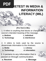 MIL - 1st QTR Exam | PDF | Information Literacy | Mass Media