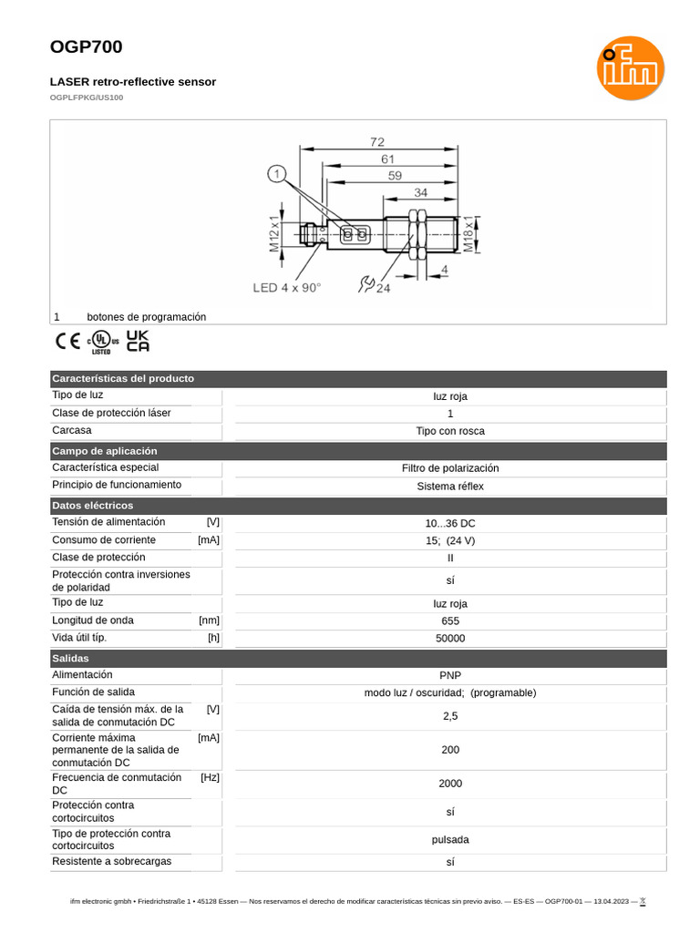 Ogp700 01 - Es Es | PDF