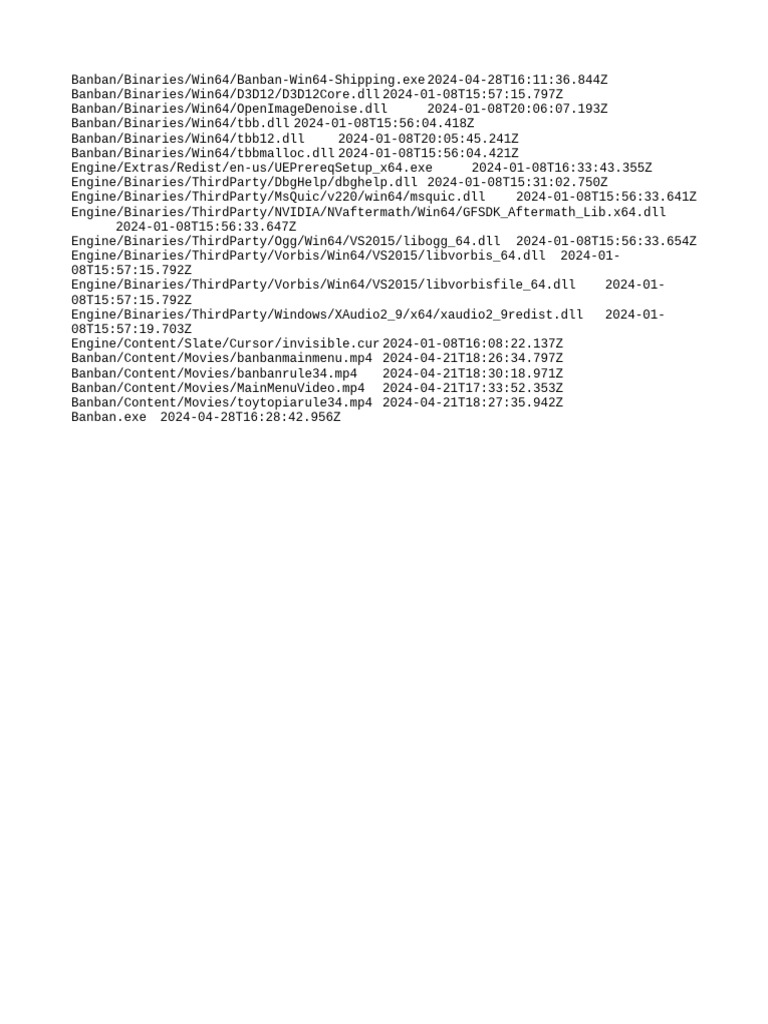 Manifest NonUFSFiles Win64 | PDF Manifest NonUFSFiles Win64 | PDF