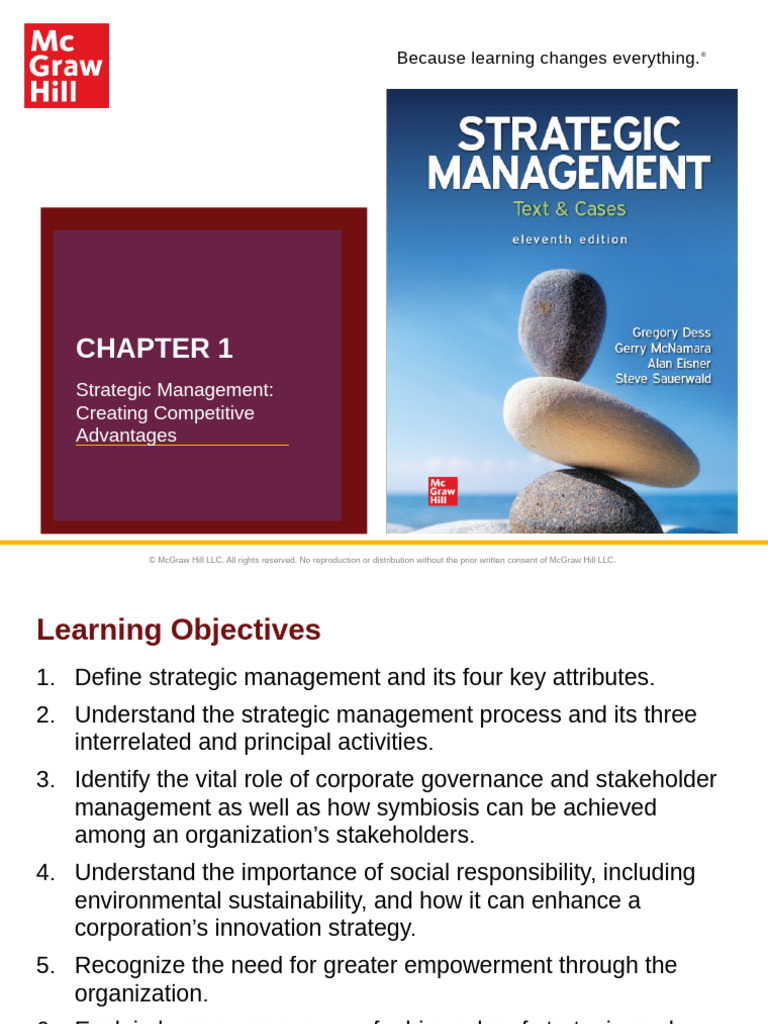 Chapter 1. Strategic Management Creating Competitive Advantages | PDF