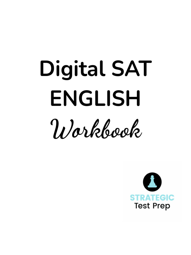 THE Digital SAT English Workbook 2023 | PDF