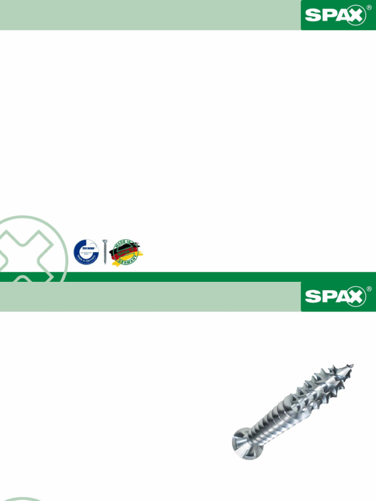 Spax | PDF