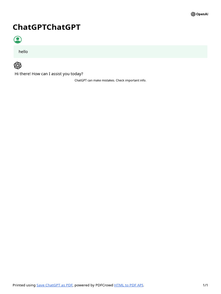 Chat GPTChat GPT | PDF