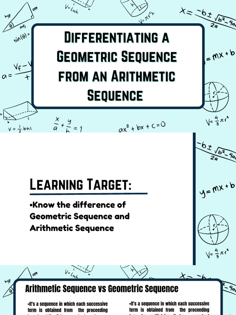 Interpreting Numerical Expressions Math Presentation in Light Blue Math ...