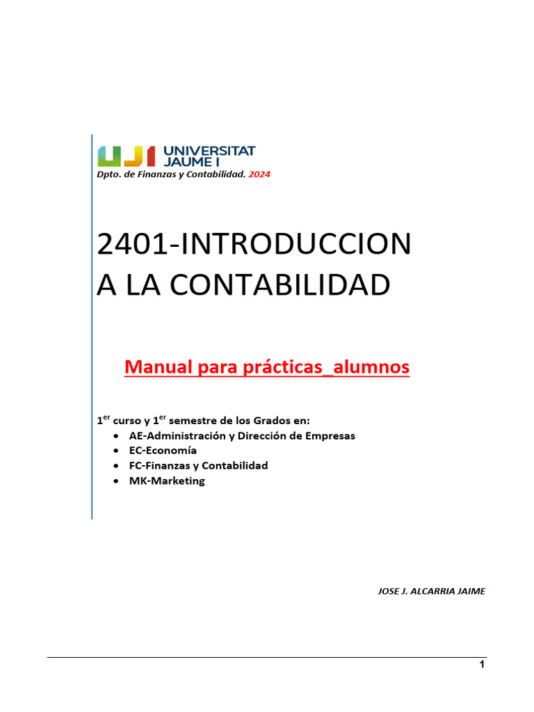 2401 - Manual PrÃ¡cticas | PDF