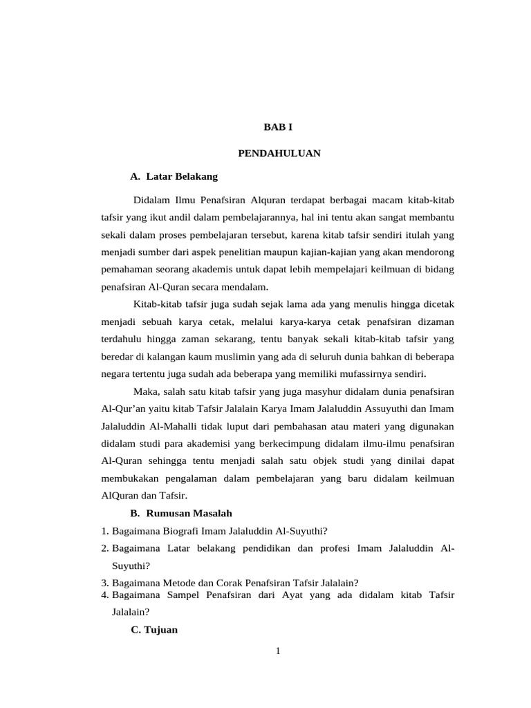 M Thoriq Abrar - Tafsir Jalalain | PDF