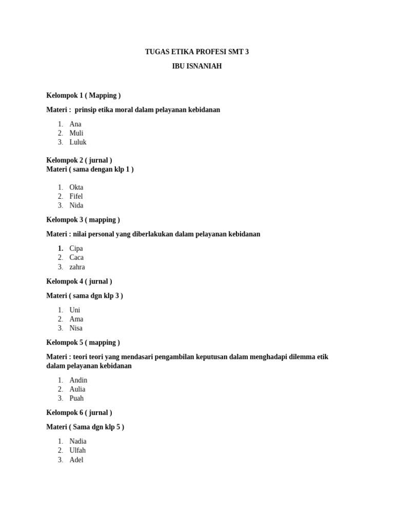Materi Bu Isna. Etika | PDF Materi Bu Isna. Etika | PDF
