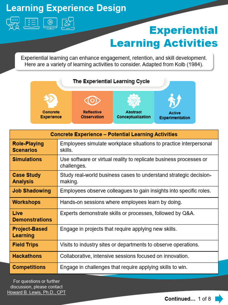 Experiential Learning | PDF