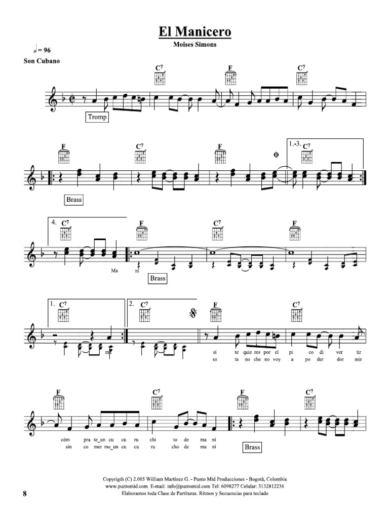 El Manicero Flauta | PDF