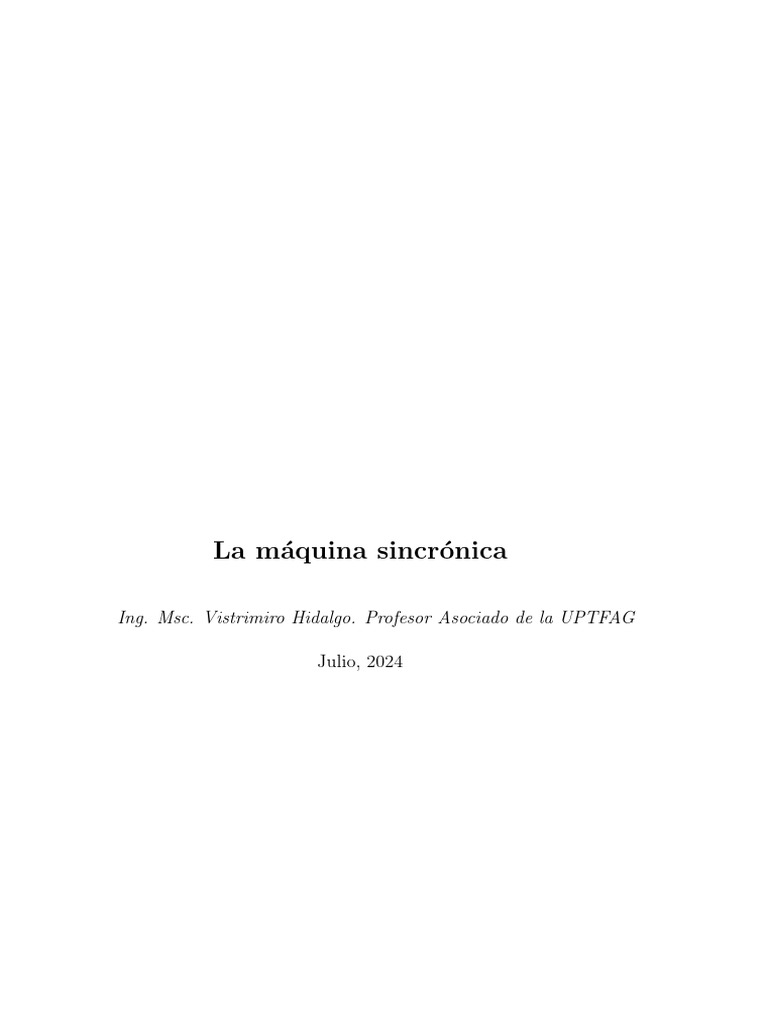 La Maquina Sincronica | PDF
