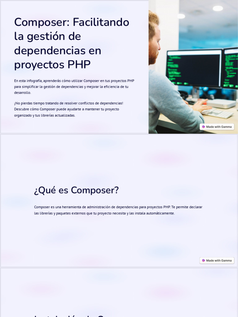 Composer Facilitando La Gestion de Dependencias en Proyectos PHP | PDF