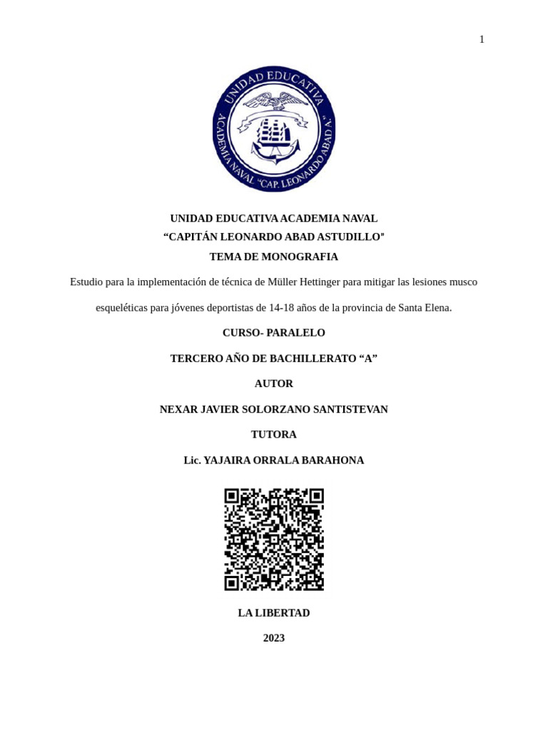 Unidad Educativa Academia Naval "Capitán Leonardo Abad Astudillo Tema ...