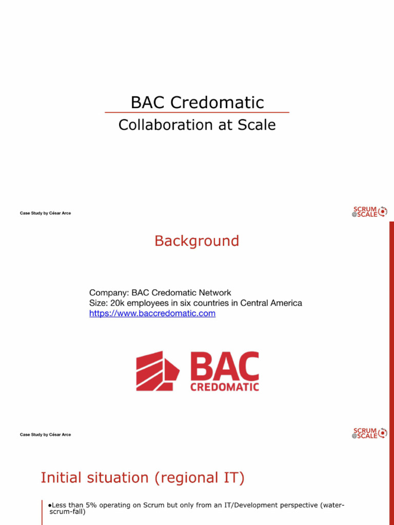 Bac Credomatic Slides PDF | PDF