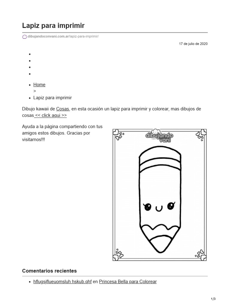 .Ar-Lapiz para Imprimir | PDF