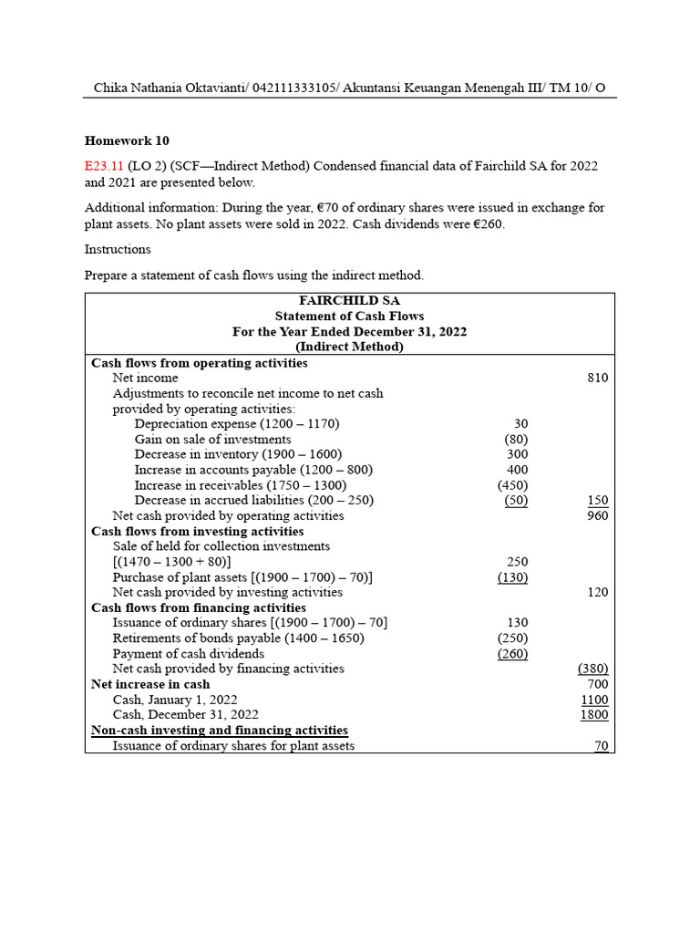 AKM III - Homework TM 10 | PDF