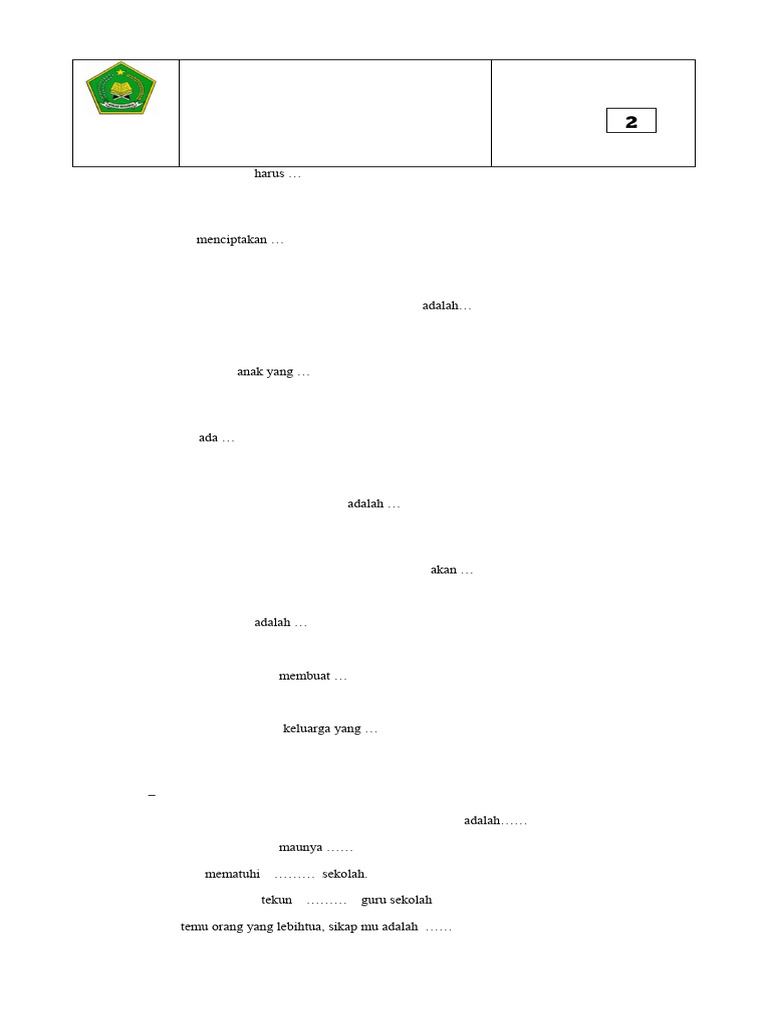UTS KL 1 & Kls 2 | PDF