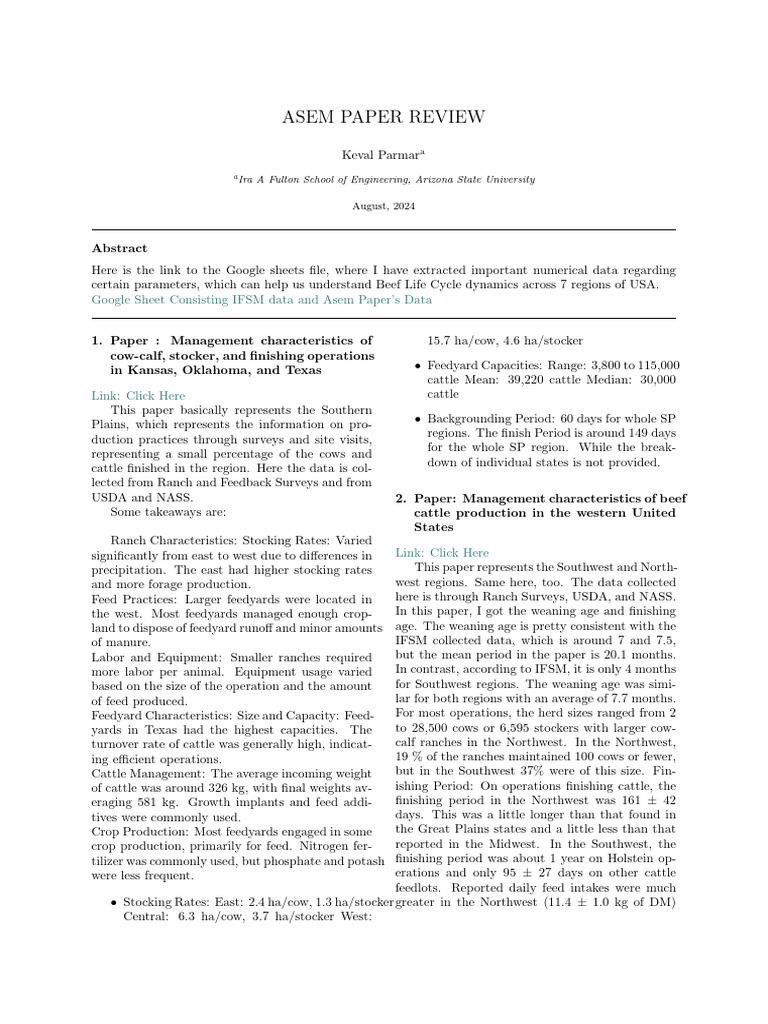 Asem Paper Review and Data Extraction | PDF