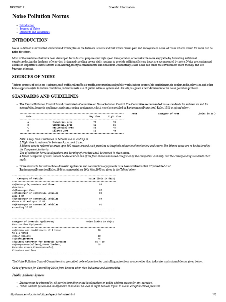 Specific Information | PDF