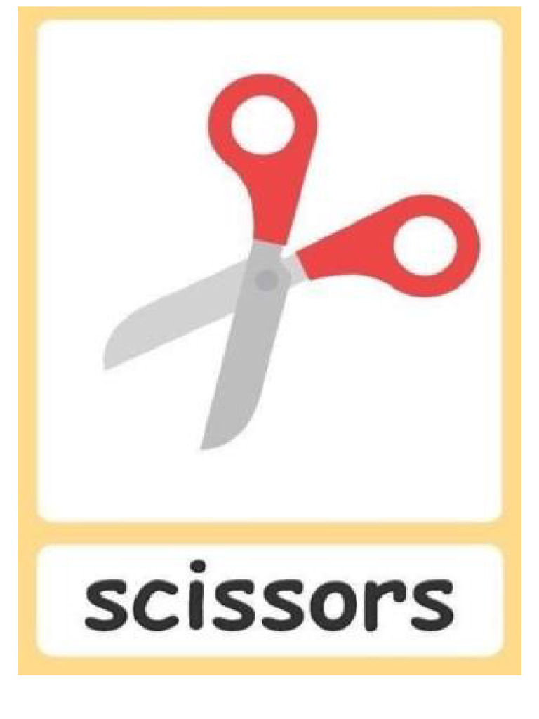 Tarjetas de Los Utiles Escolares | PDF