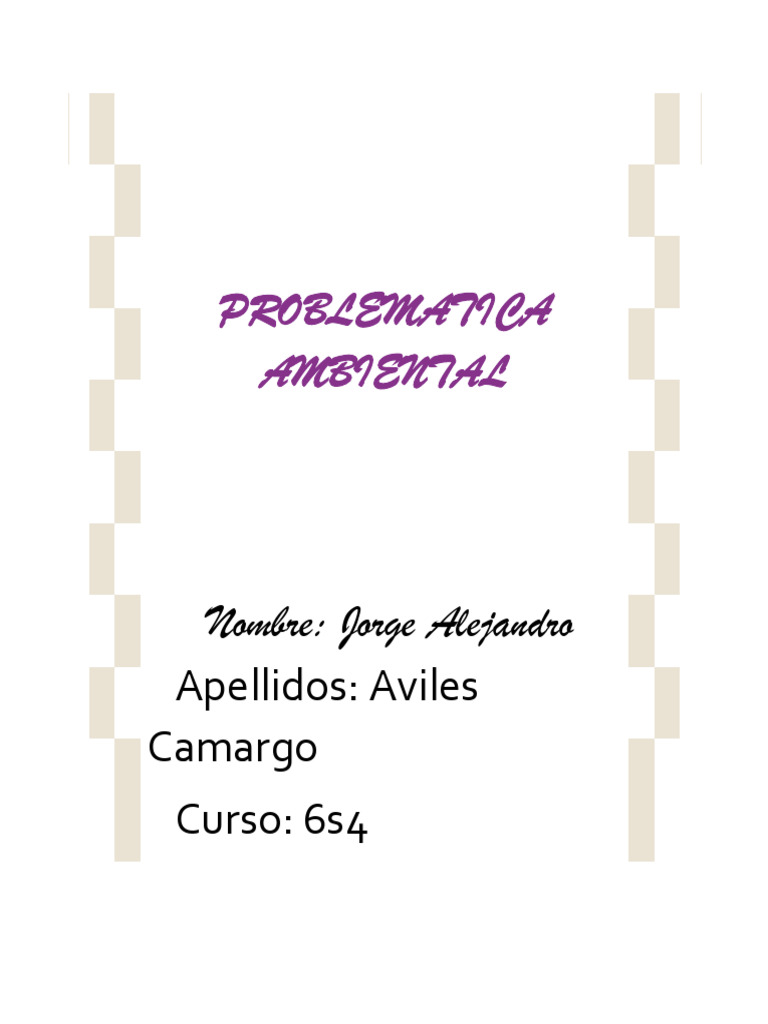Problematica Ambiental | PDF