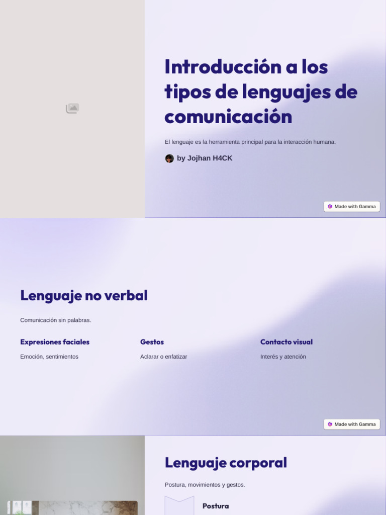 Introduccion A Los Tipos de Lenguajes de Comunicacion | PDF