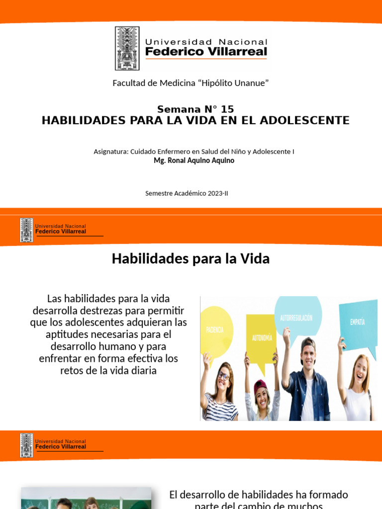 Habilidades Para La Vida | PDF