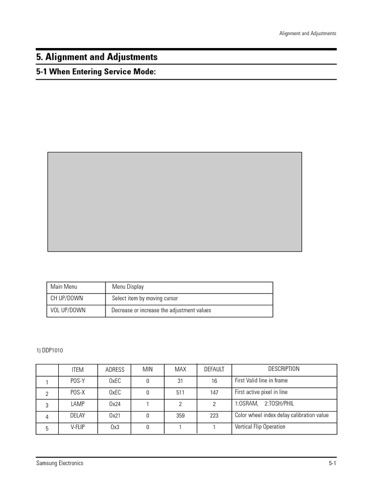 Alignment & Adjustment | PDF