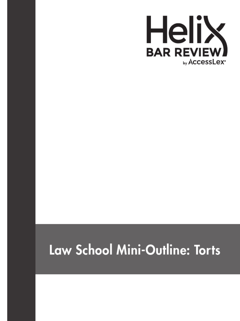 Ask EDNA Torts Mini-Outline | PDF