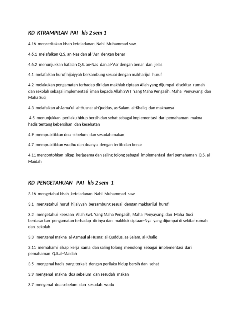 KD Pai & Bta Kls 2 Sem 1 & 2 | PDF