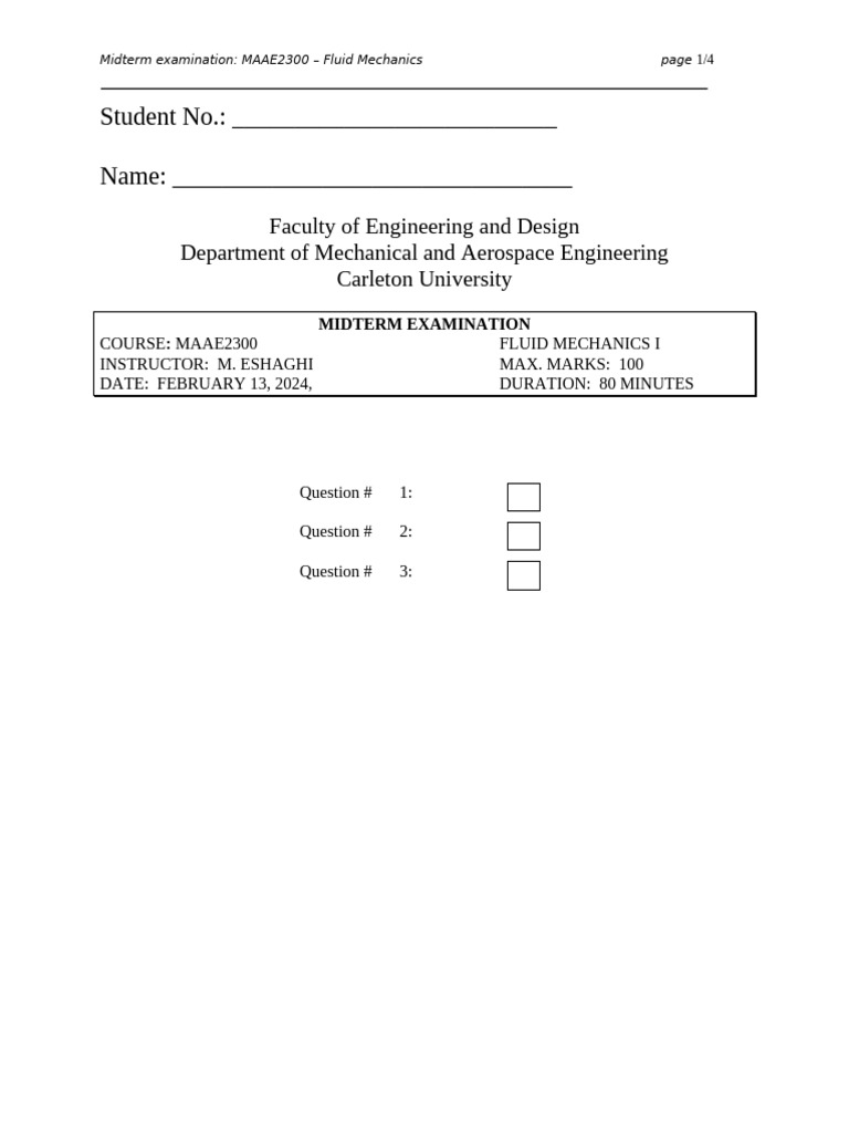 Midterm 1 Solution | PDF