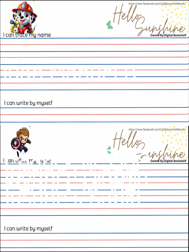 New Tracing Name For Boys | PDF