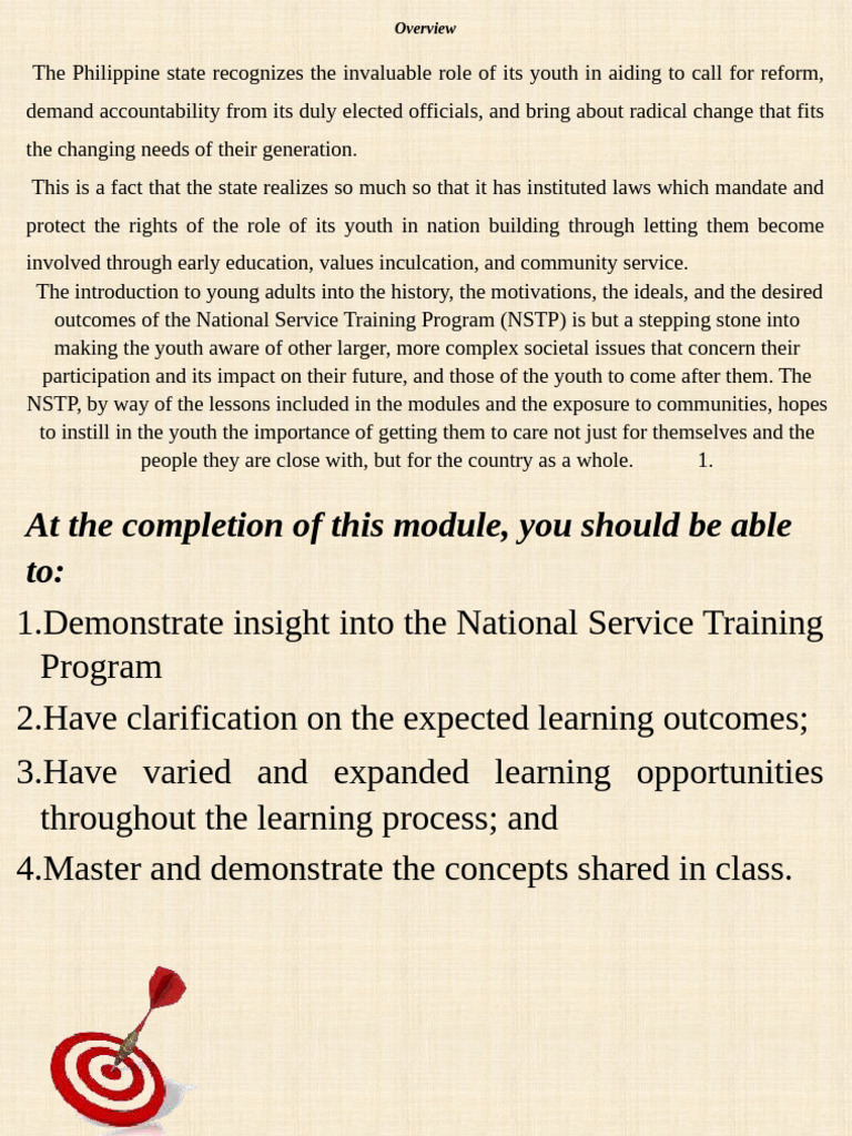 Lesson1 Historical and Legal Bases of NSTP | PDF