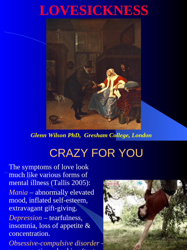 03may11 Glenn Wilson Lovesickness | PDF