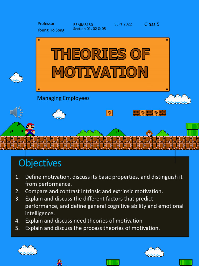 Class 5. Theory of Motivation | PDF