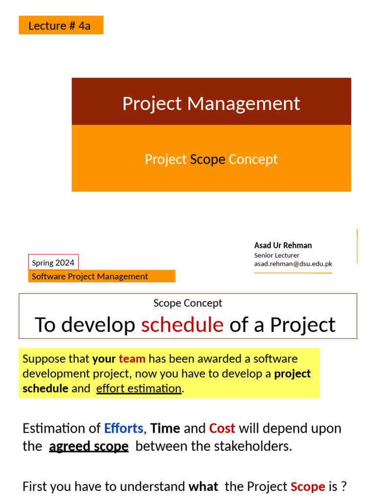 4a Scope Concept | PDF
