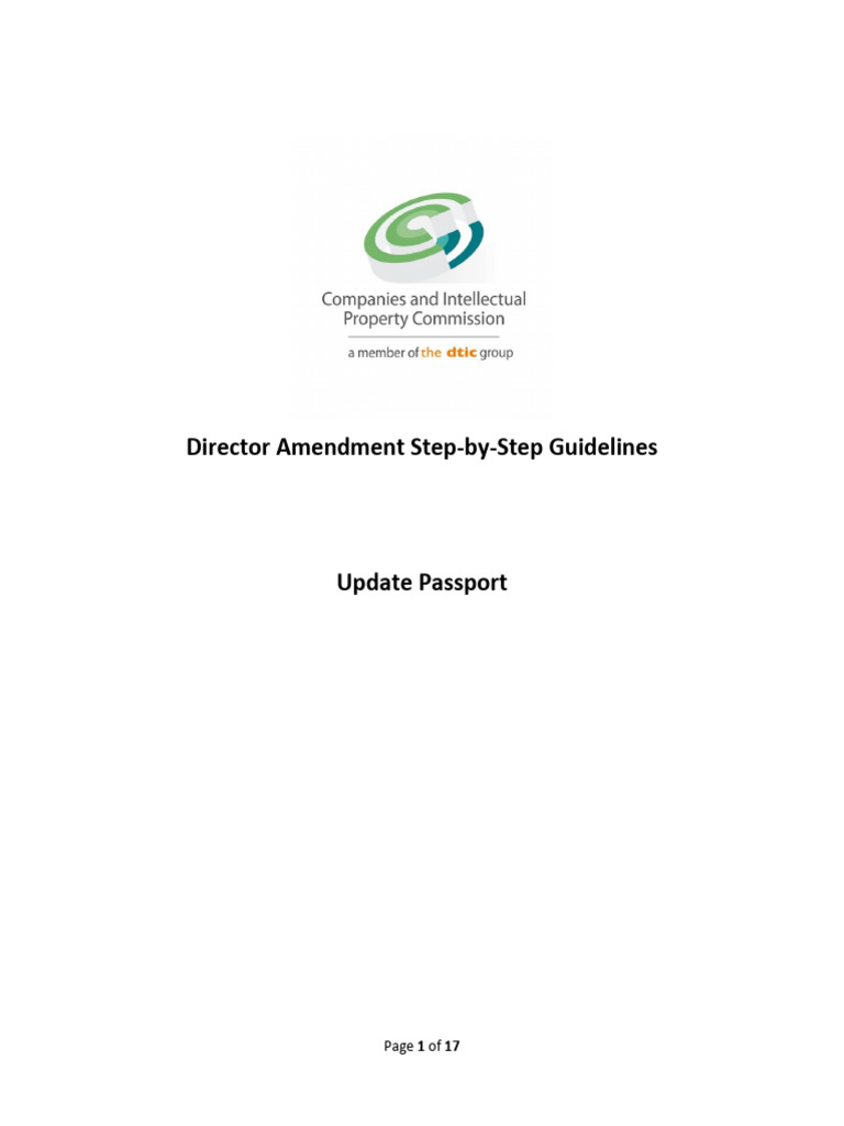 Directors-Amendment-Step-by-Step-Automated-Update-Passport | PDF