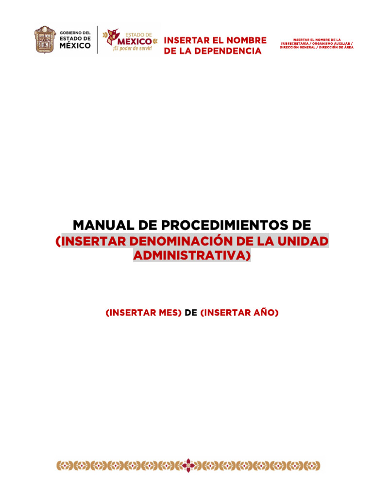 Plantilla-Manuales-Proc 2 | PDF