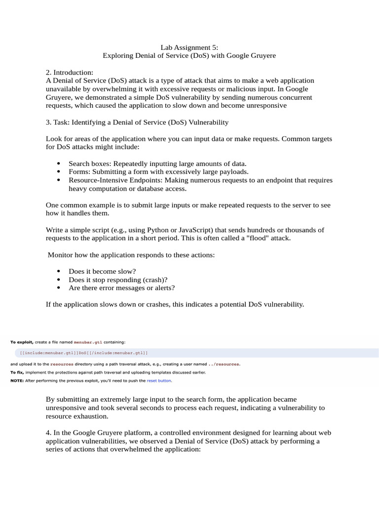 Lab Assignment 5 | PDF