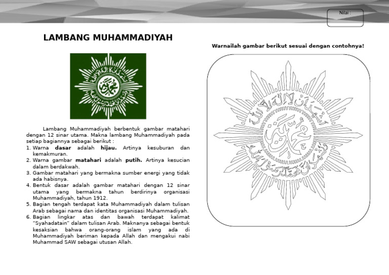 Lambang Muhammadiyah | PDF