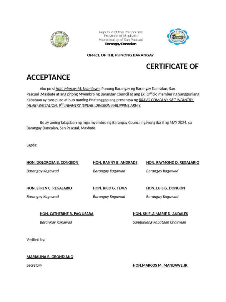 letter of acceptance | PDF