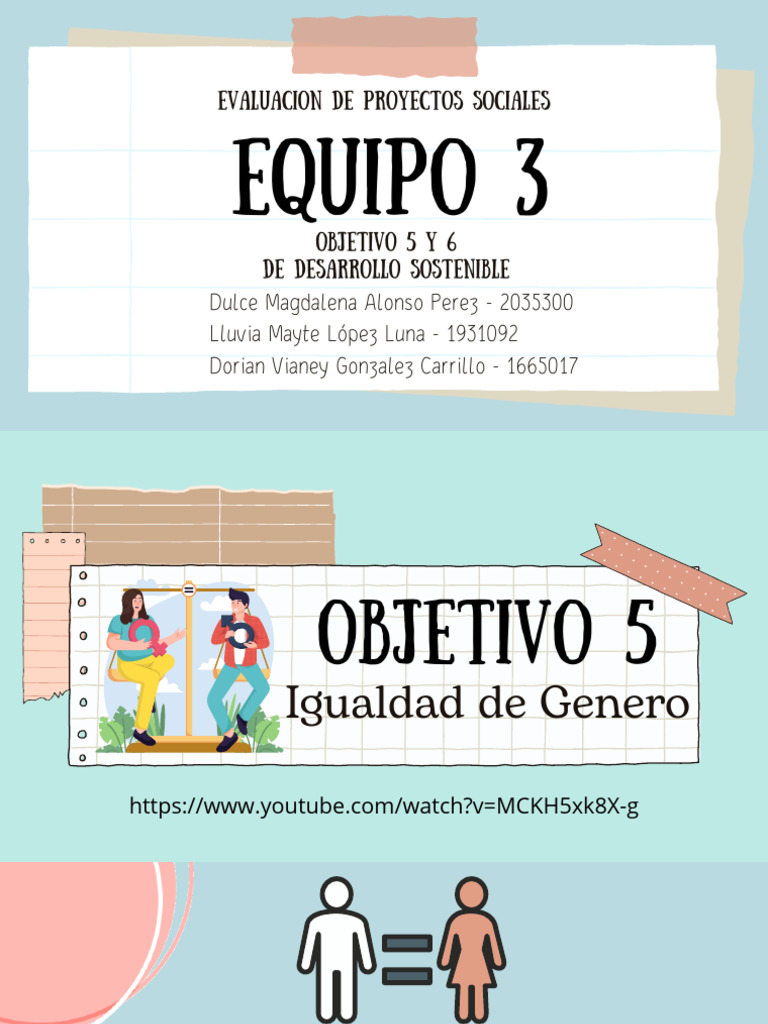 Presentación ODS 5 y 6 | PDF