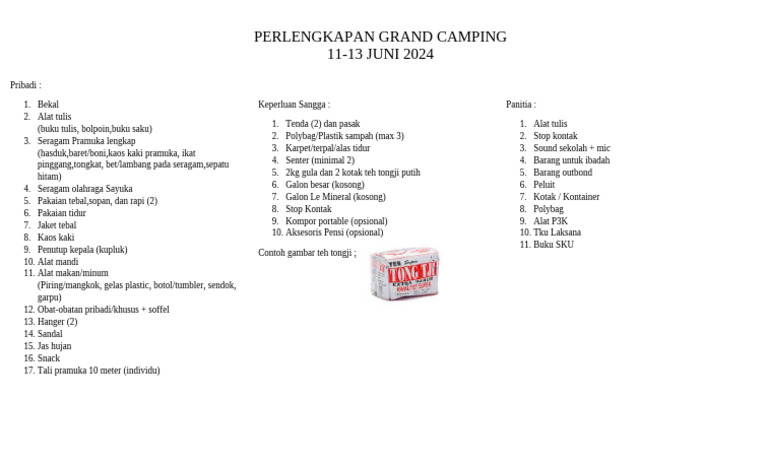 grand camping | PDF
