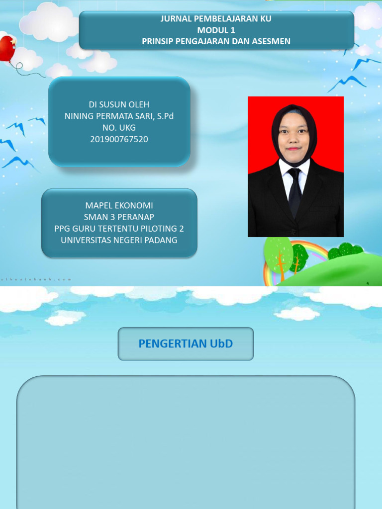 Jurnal Pembelajaran Modul 1 Prinsip Pengajaran Dan Asesmen Umum | PDF