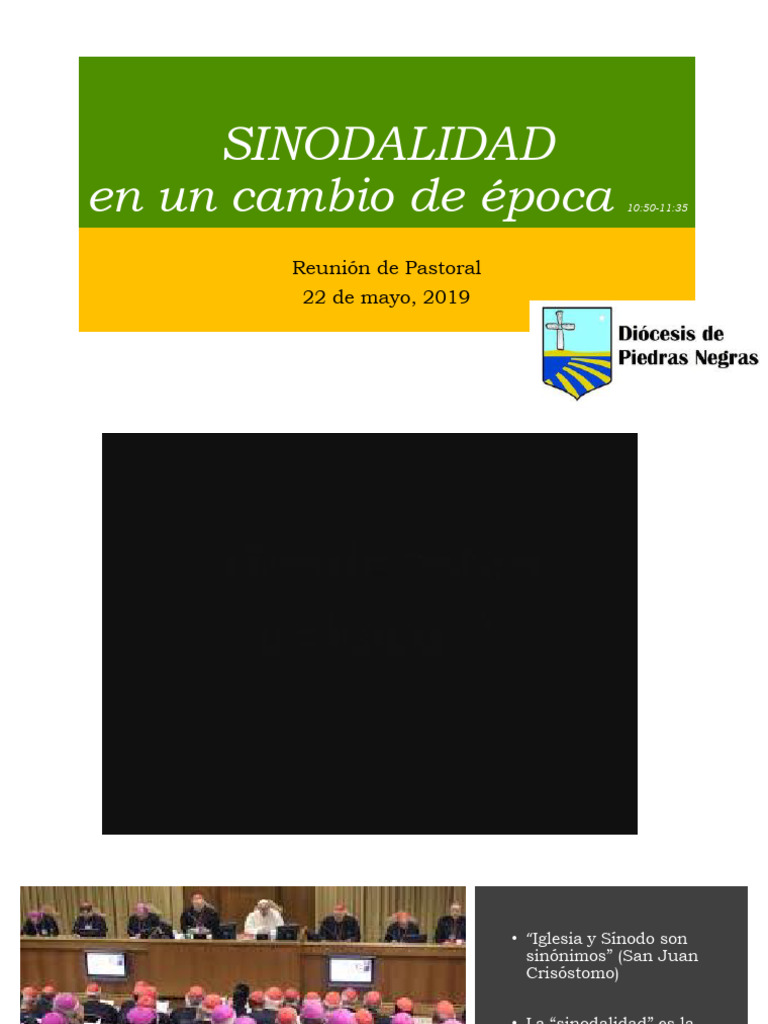 Sinodalidad en Un Cambio de Época | PDF