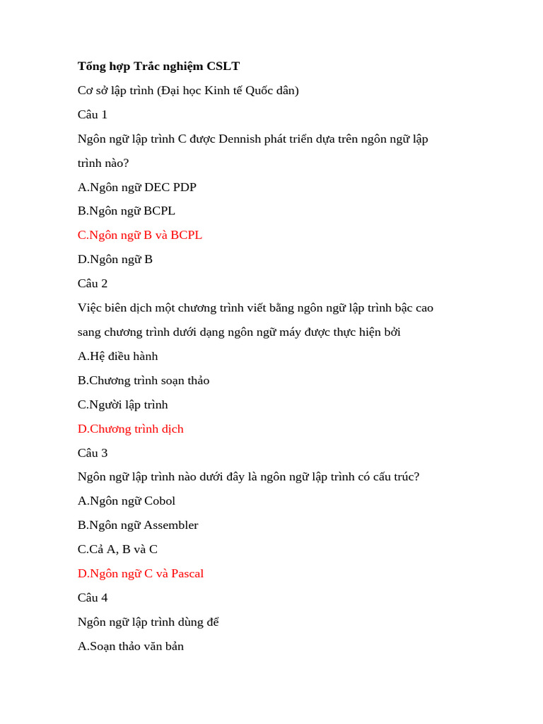 đề cslt | PDF