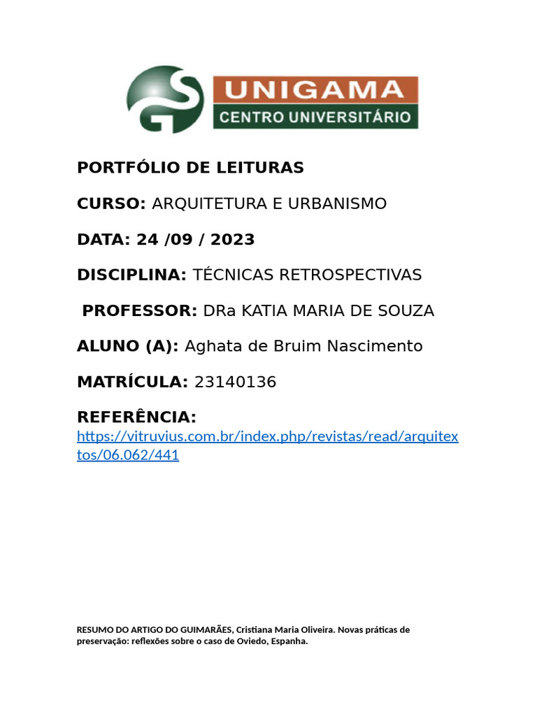 Trabalho Resumo | PDF